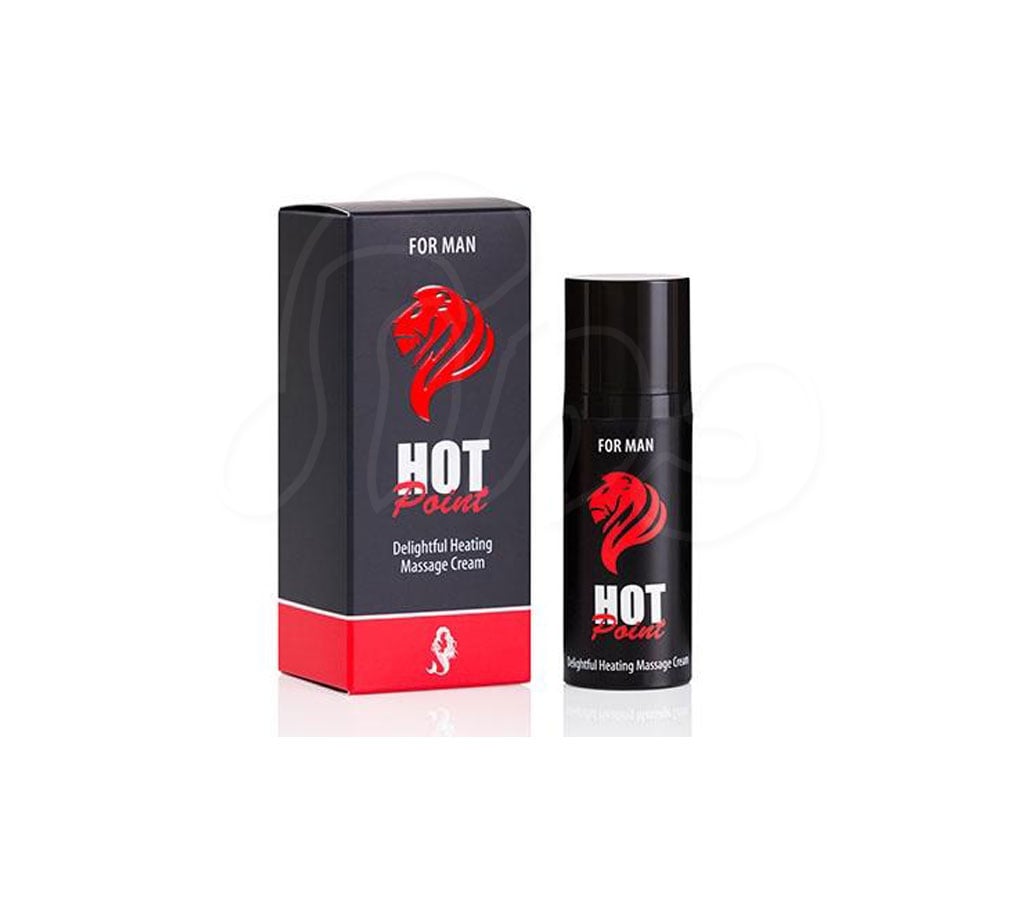 משחת זיקפה Hot Point | כחול | משחת מקסימום און לחיזוק והגדלת הזיקפה והשהייה
